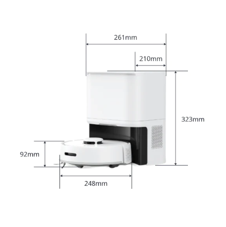 The Body Size of SwitchBot Mini Robot Vacuum K10+ / K10+ Pro ...