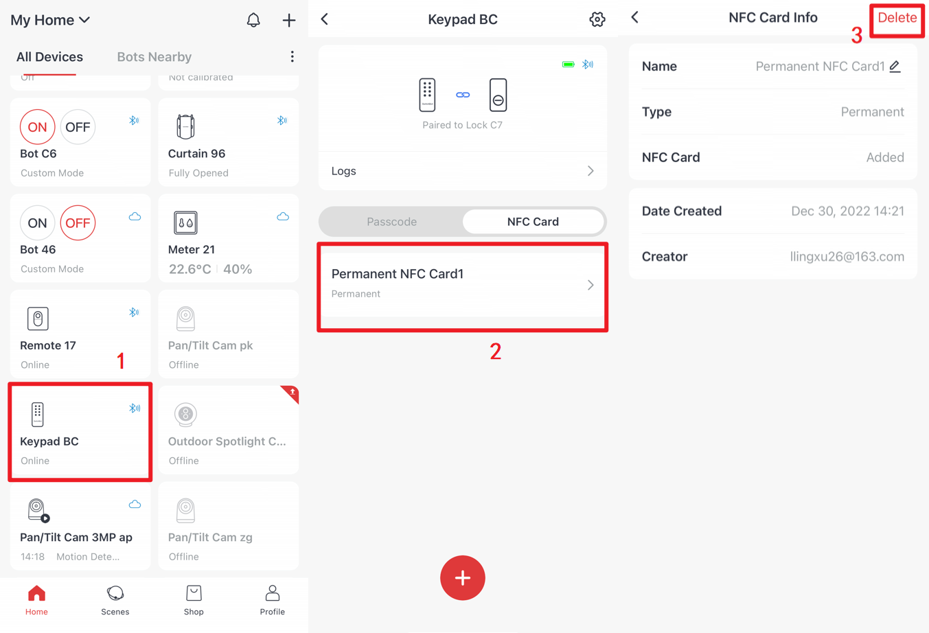 Instructions for NFC Card – SwitchBot Help Center